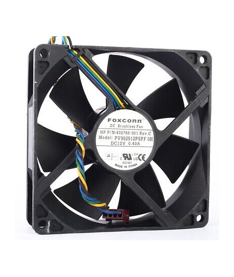 Foxconn 9025 9CM CPU PV902512PSPF OJ 4-pin/line Temperature Control Speed-Adjusting Dual-Ball ...